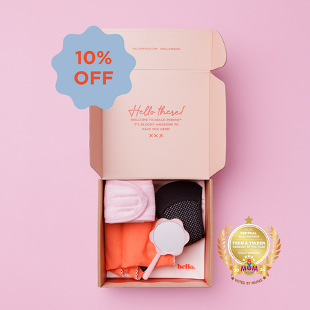 First Period Kits for Tween | Hello Period Starter Pack