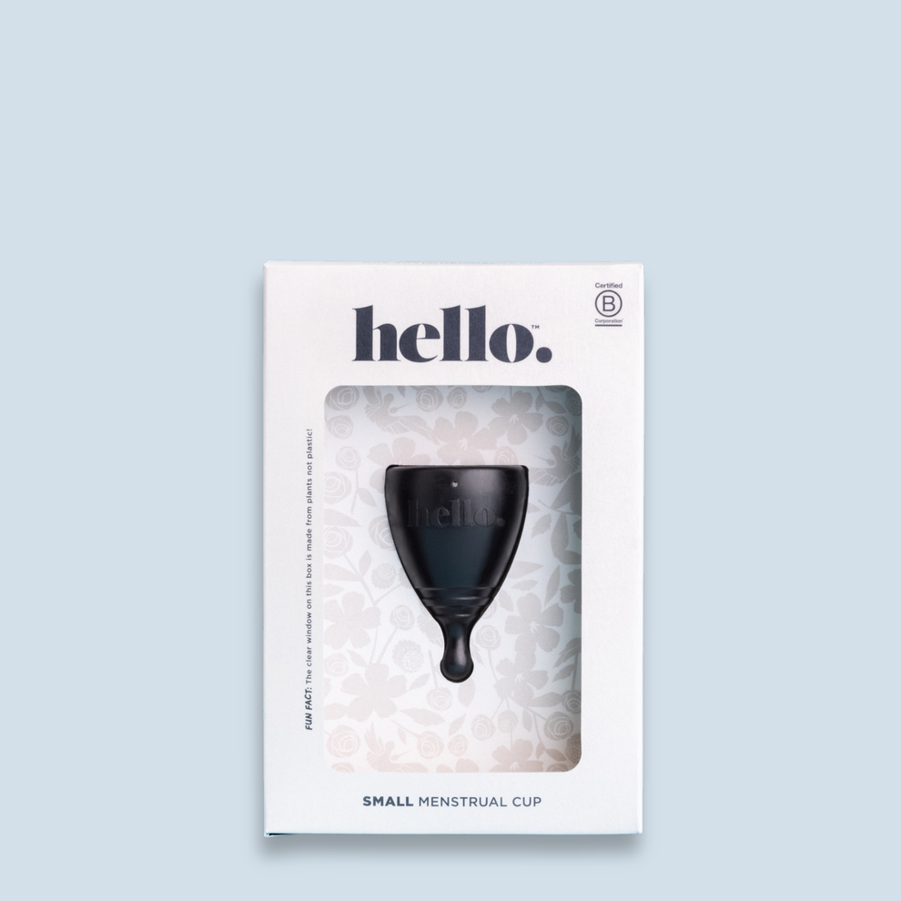 Hello Cup Black | Best Reusable Menstrual Cup | Hello Period